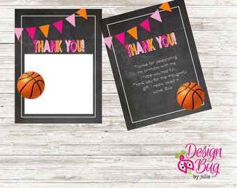 Basketball thank you | Etsy
