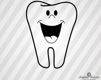 Tooth cut out | Etsy