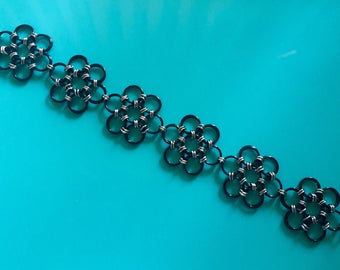 Chainmail flower | Etsy
