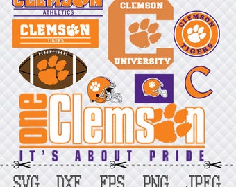 Clemson tigers svg | Etsy