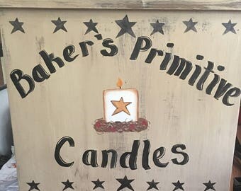 Primitive candles | Etsy