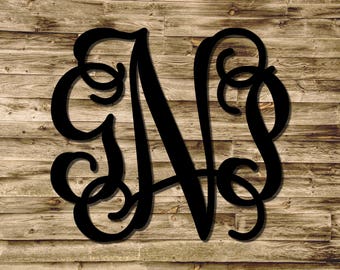 Intertwined letters | Etsy