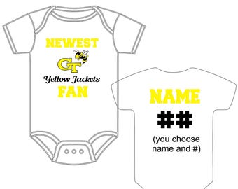 Georgia tech baby | Etsy