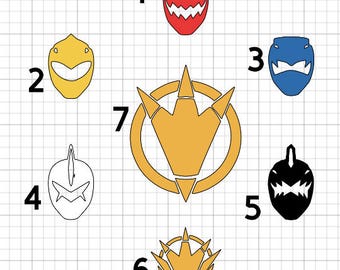 Power rangers decal | Etsy