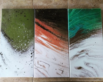 Abstract acrylic art | Etsy