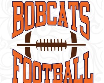 Bobcats football svg | Etsy