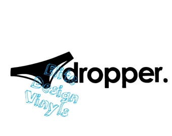 Panty dropper decal | Etsy