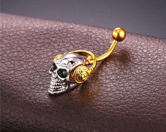 Skull piercing | Etsy
