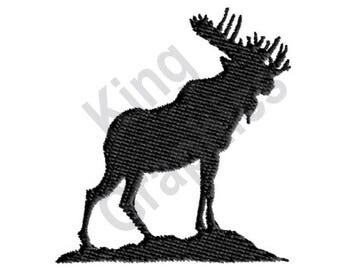 Moose embroidery | Etsy