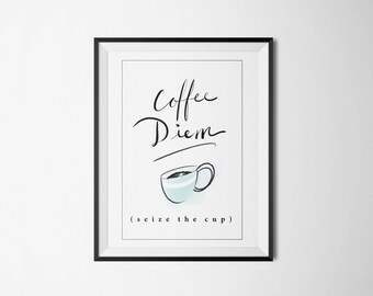 Carpe diem poster | Etsy