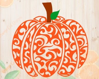 Pumpkin svg | Etsy