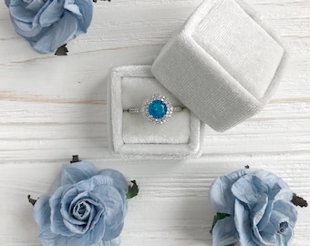 Velvet ring box | Etsy