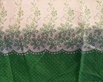 Border print fabric | Etsy