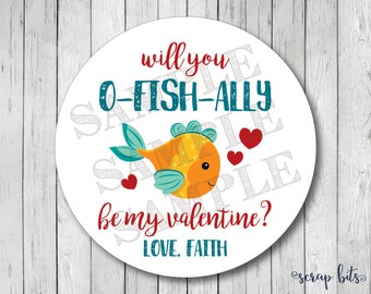 Fish valentine | Etsy
