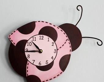 Ladybug clock | Etsy