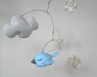 Flying bird mobile | Etsy