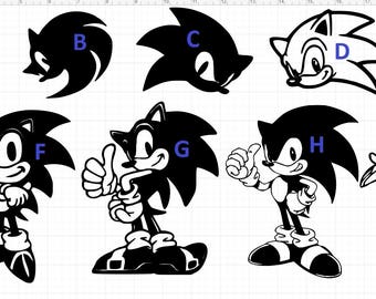 Sonic decal | Etsy