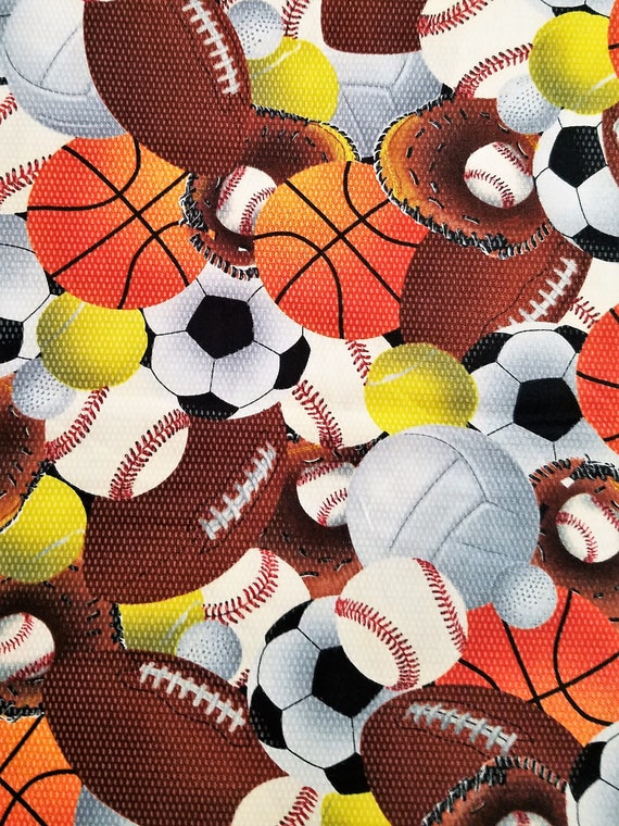 Sports Fabric Sports Balls Fabric Collage Cotton Fabric Sewing Fabric sports-fabric-sports-balls-fabric-collage-cotton-fabric-sewing-fabric
