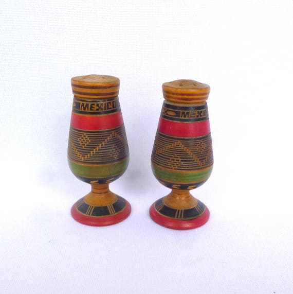 Vintage MEXICAN SALT and PEPPER Shakers