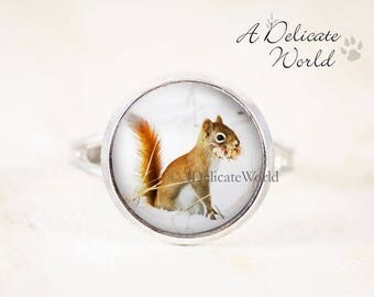 Squirrel ring | Etsy