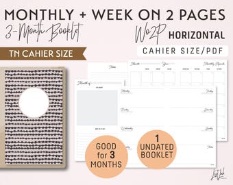 CAHIER Size Traveler's Notebook COMPLETE Inserts Bundle