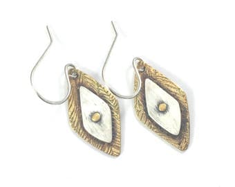 Handmade Mixed Metal Art Jewelry by AmorphicMetals on Etsy