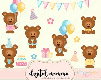 Bear clip art | Etsy