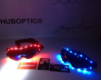 LIGHT UP MASKS SOUND REACTIVE LED LIGHT FASHION STORE by HUBOPTIC