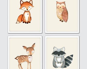 Woodland wallpaper | Etsy