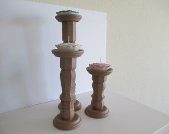 Stone candle holder | Etsy