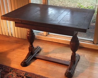 Tiger oak table | Etsy