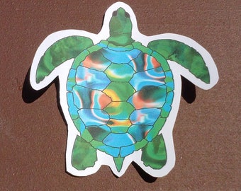 The Sea Turtle Art Sticker