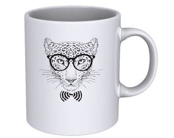 Leopard coffee mug | Etsy