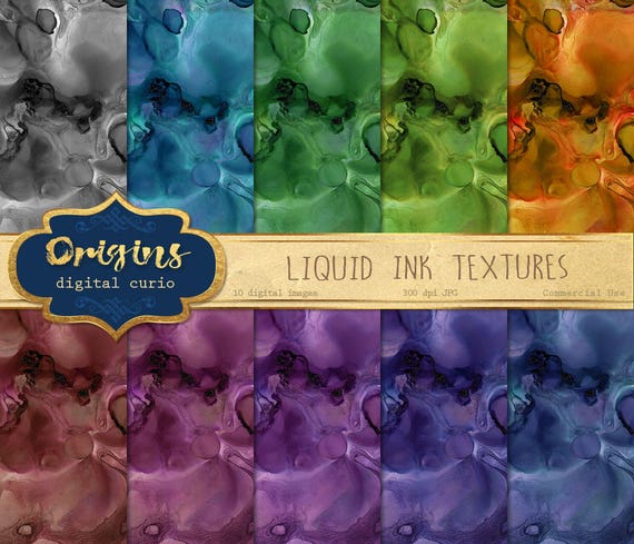 Liquid Ink Textures liquid paint textures liquid digital