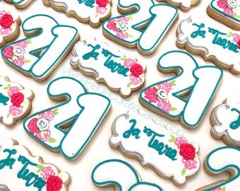 21st birthday cookie | Etsy