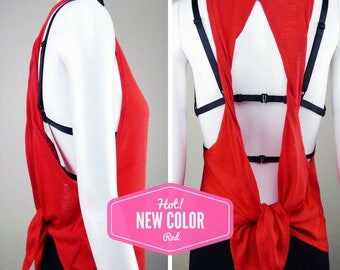 Open side tank top | Etsy