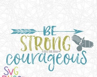 Joshua 1 9 svg | Etsy