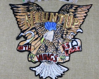 M mickey Sequined Applique PatchPaillette PatchSequins Patch