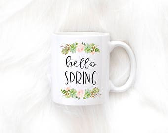Spring mug | Etsy