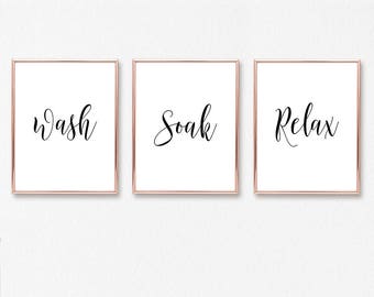 Bathroom prints | Etsy