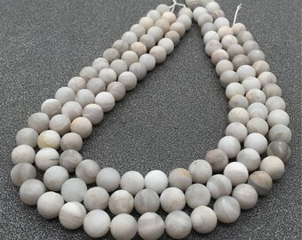 White lace agate | Etsy