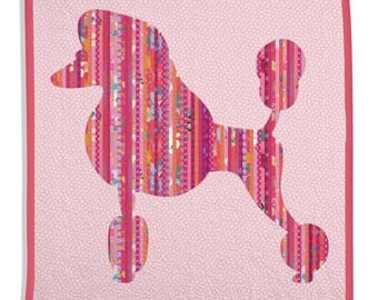 Poodle quilt | Etsy