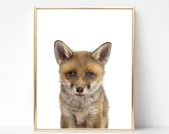 Fox printable | Etsy