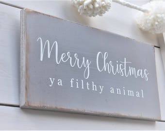 Funny christmas sign | Etsy