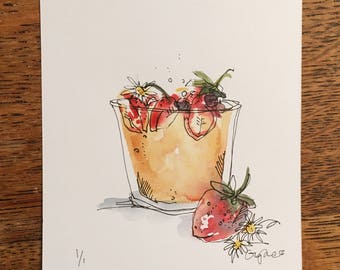 Cocktail painting | Etsy
