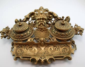 Double inkwell | Etsy