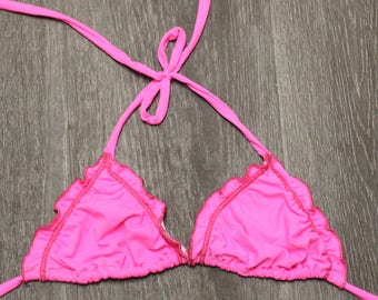 Neon pink bikini | Etsy