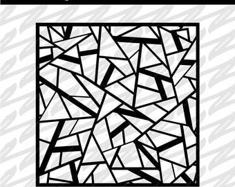 Cracked stencil | Etsy