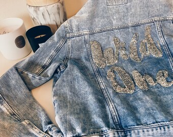 Custom denim jacket | Etsy