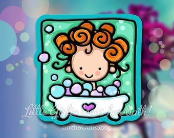 Bubble bath decal | Etsy